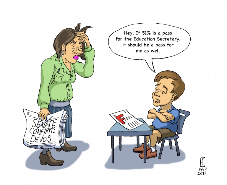 Cartoon: Pass/Fail - The Aggie