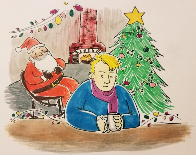 Cartoon: When everything wants you to be merry but it’s finals week ...