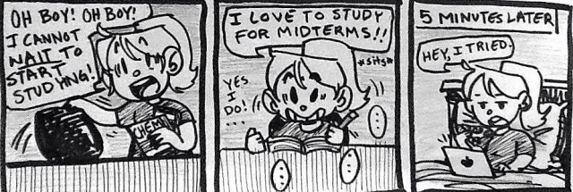 Cartoon: Happy Studying | The Aggie