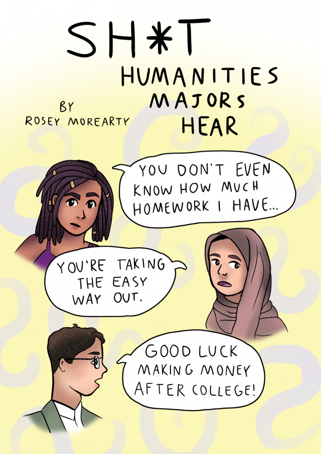 Cartoon: Sh*t Humanities Majors Hear - The Aggie