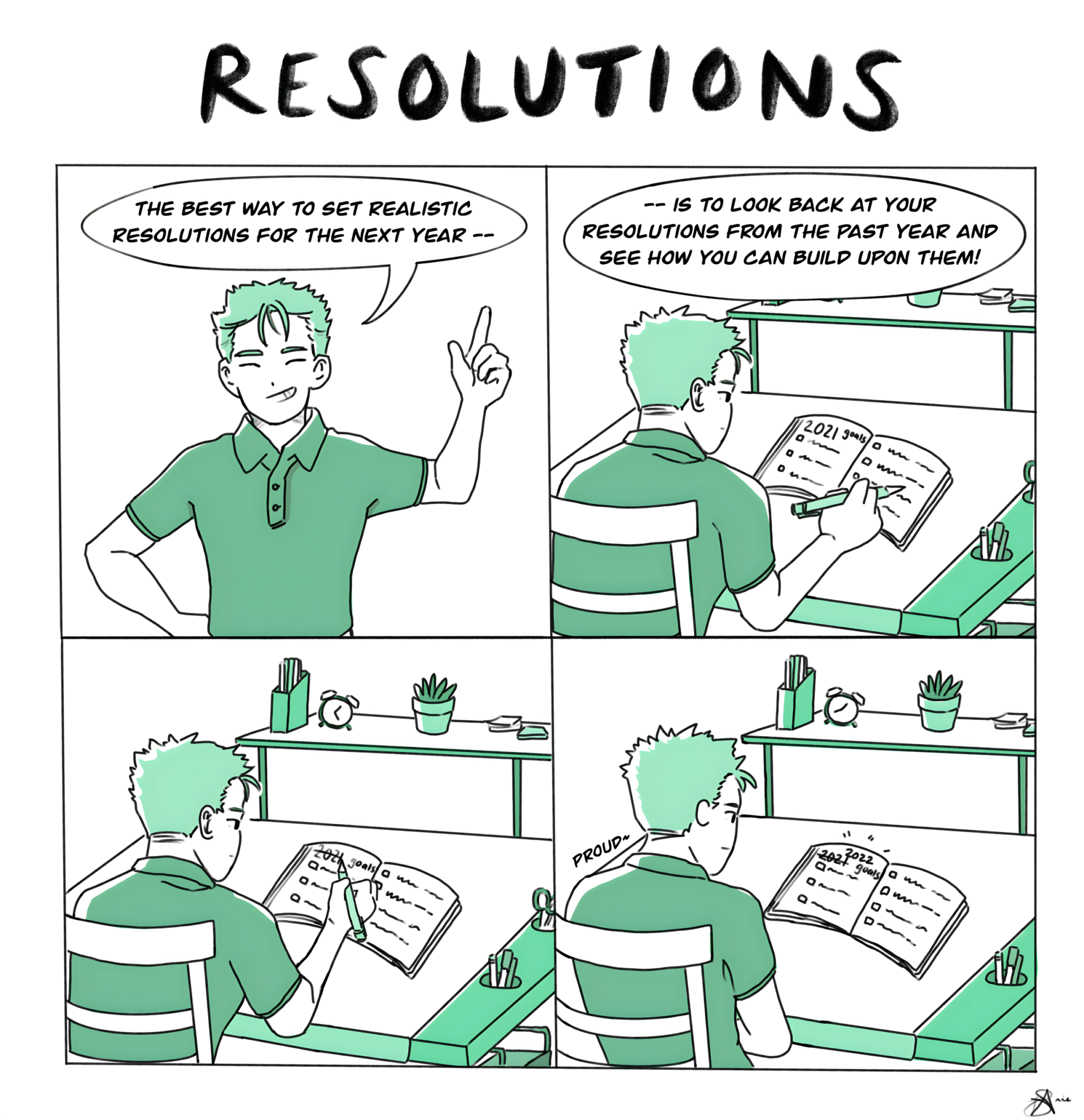 Cartoon: Resolutions | The Aggie