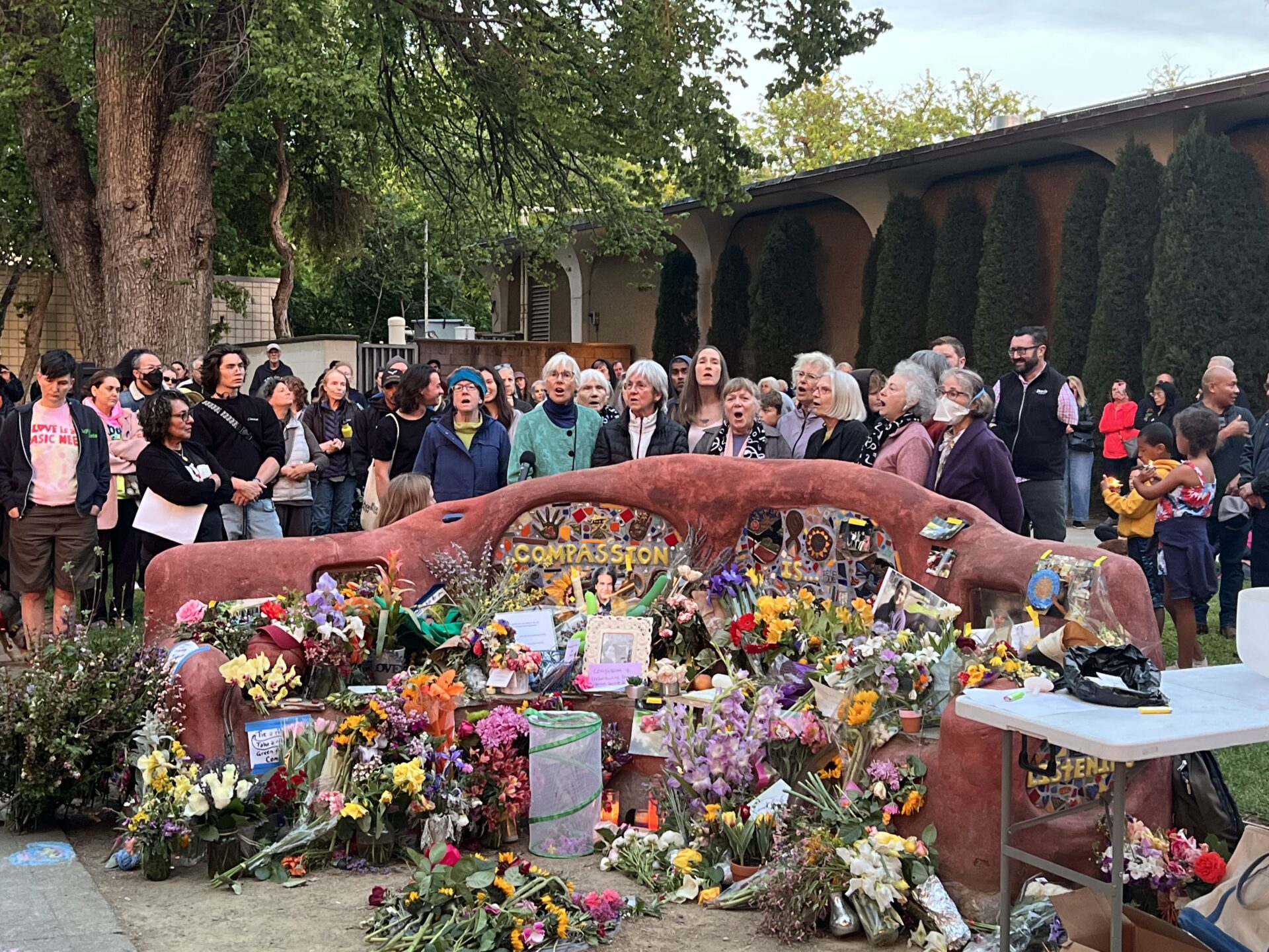 Davis community gathers together to hold vigil honoring the life of ...