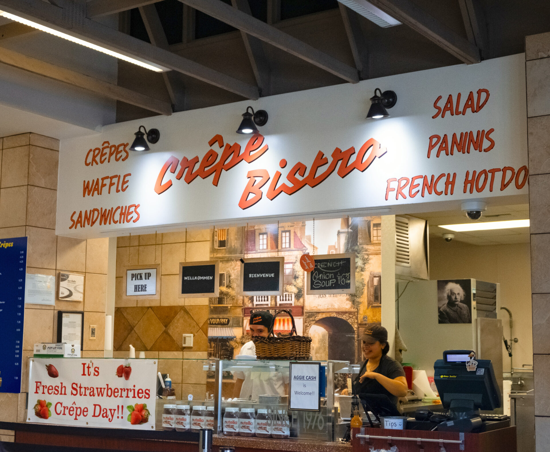 Student summers abroad at the Silo Crepe Bistro | The Aggie