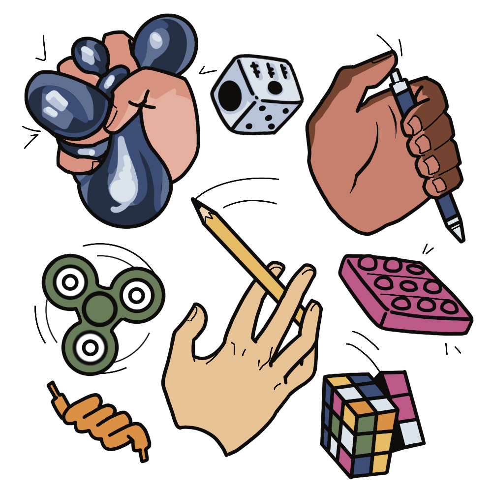 Fidgeting is found to improve focus in adults with ADHD | The Aggie