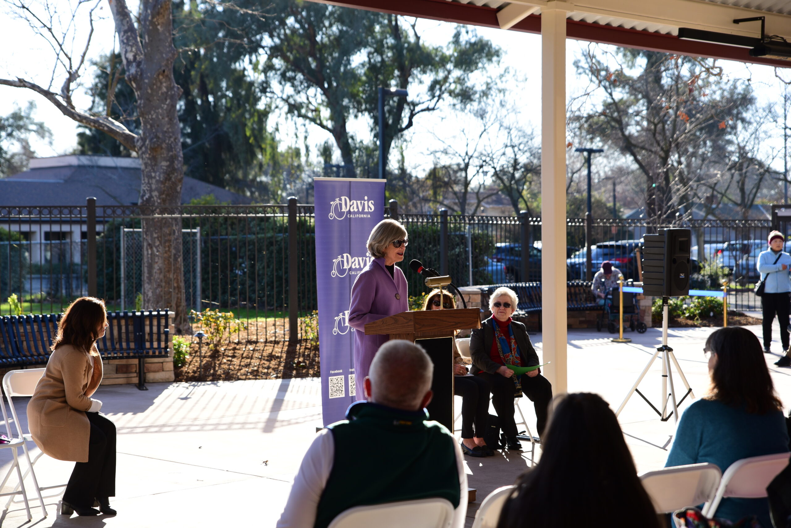 Davis Senior Center hosts a grand opening for its new patio space - The ...